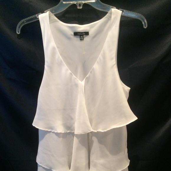 Rafaella | Tops | Sleeveless Sz M Layered Ruffles Po Top Rafaella ...